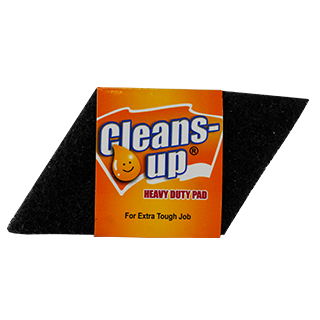 Cleans-Up Heavy Duty Pad Black
