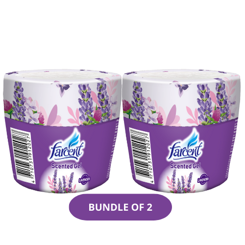 Farcent Scented Gel Lavander 70g Bundle of 2