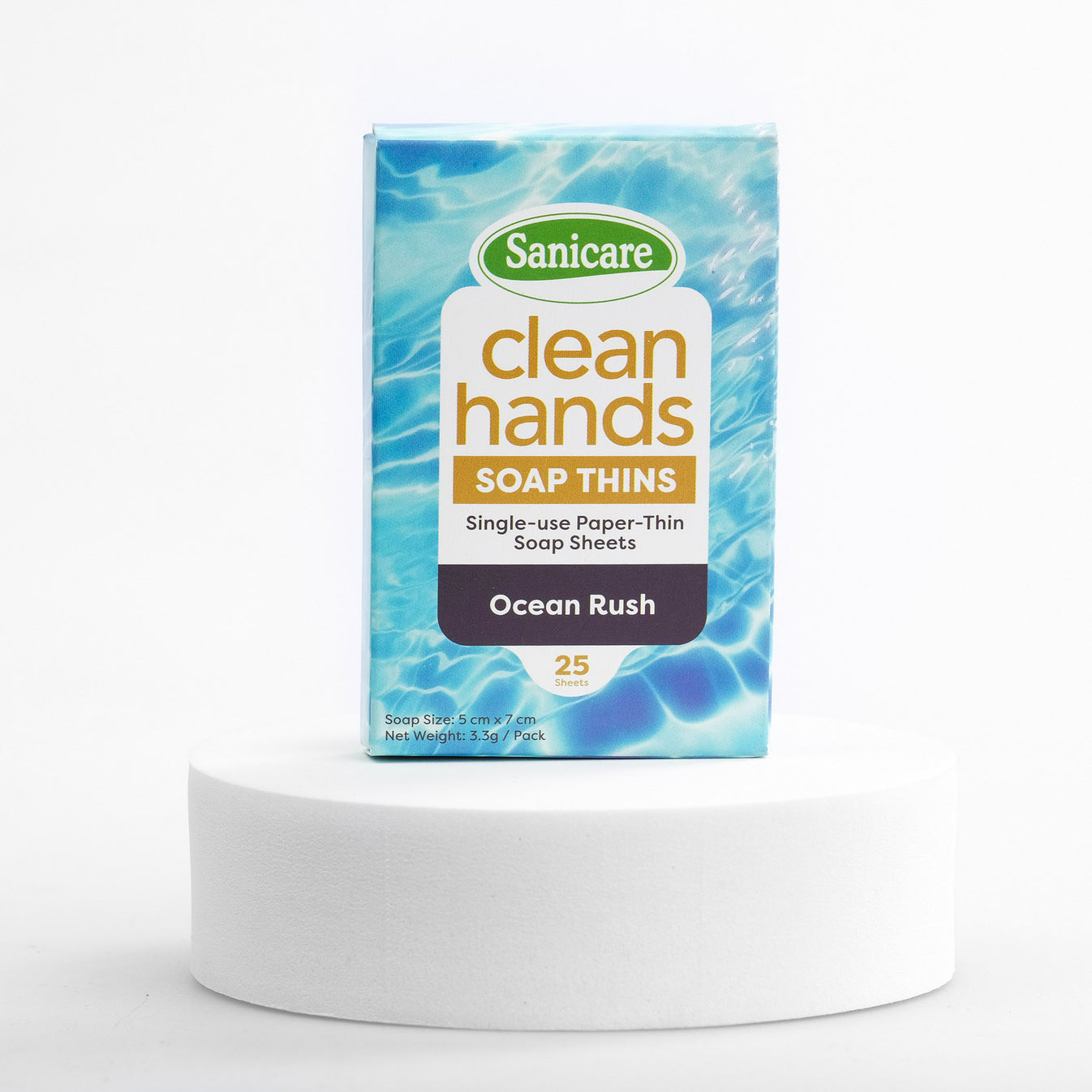 Sanicare Clean Hands Soap Thins - Ocean Rush