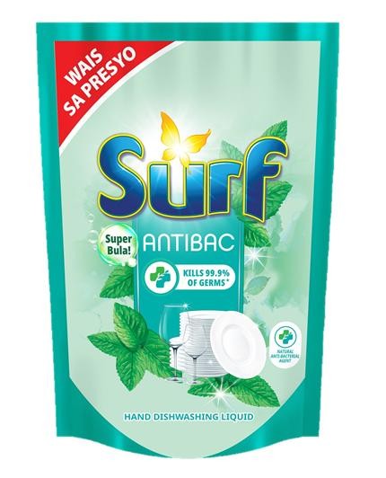 Surf Hand Dishwashing Liquid Anti-Bacterial Pouch 700ml