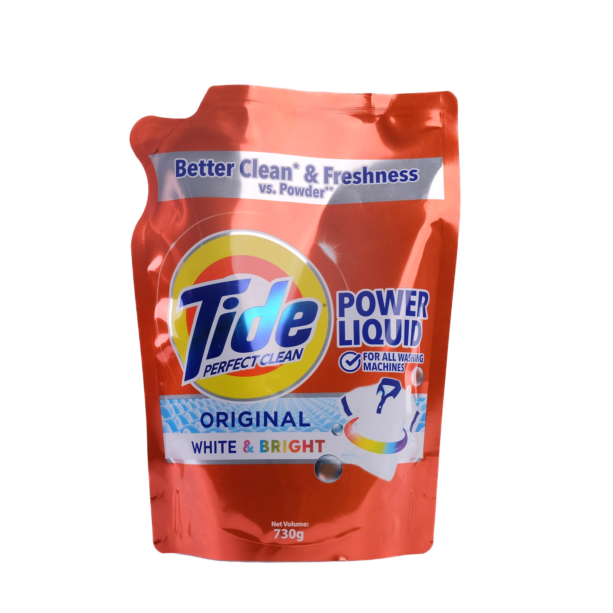 Tide Liquids Original White & Bright 730G Refill