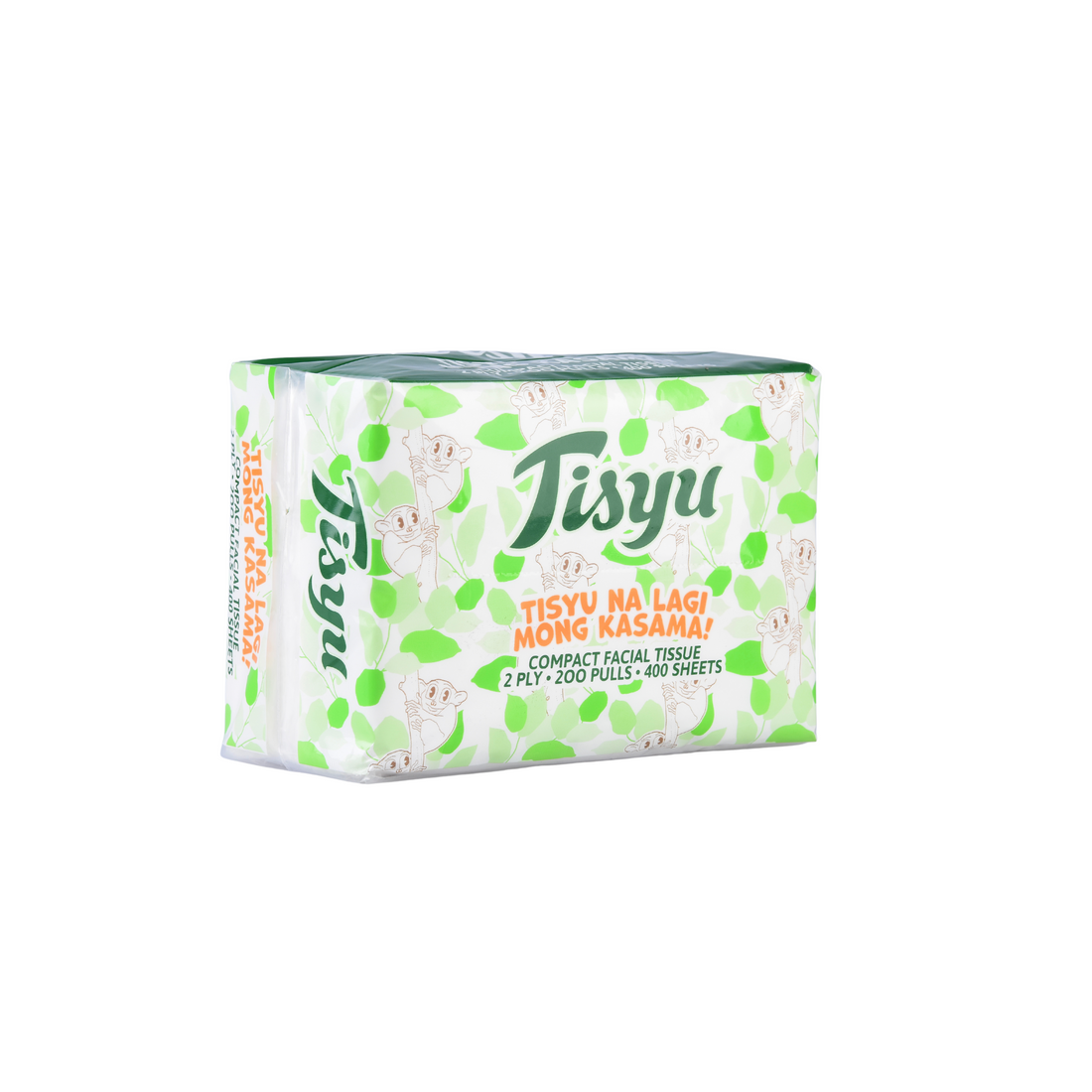 Tisyu Compact Facial Tissue 200-Pulls 2-ply