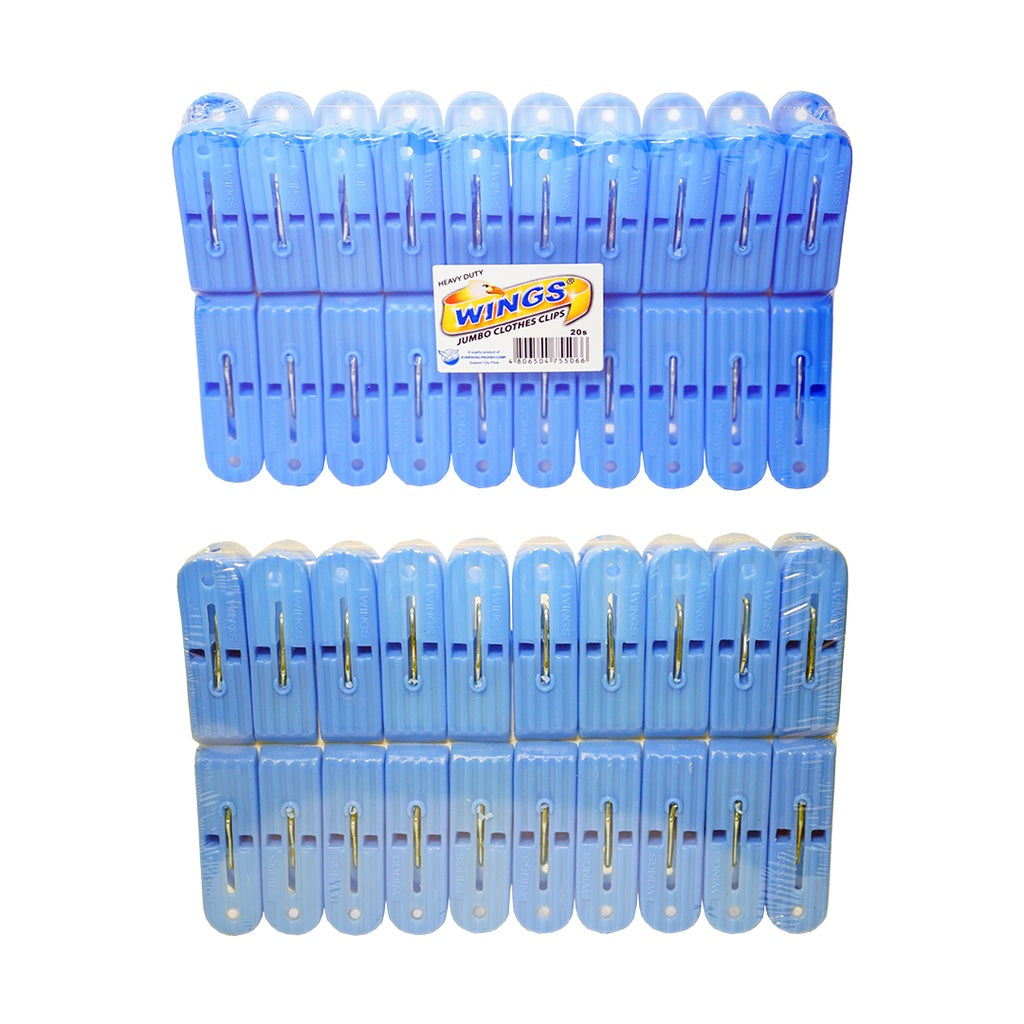 Wings Heavy Duty Clothes Clips (20 pcs)